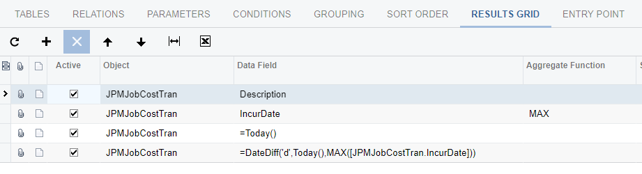 Last Order Date • Acumatica Generic Inquiries And Pivot Tables • Acumatica User Group Forums