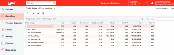 Converting Comparative Generic Inquiry Into Report In Report Designer • Acumatica Report