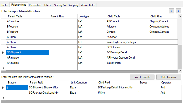 Add Tracking information to SO Invoice form • Acumatica Report Designer • Acumatica User Group ...